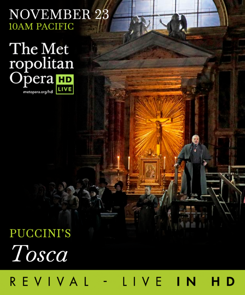 Tosca (Met Opera Live in HD) - Oregon Coast Council for the Arts